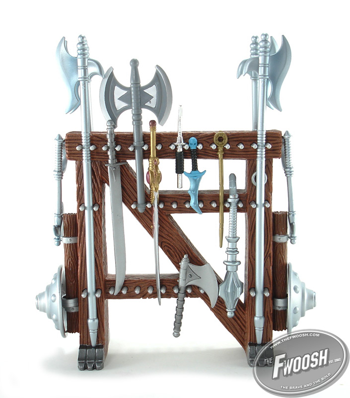 First Look – Masters of the Universe Classics Weapons Rack