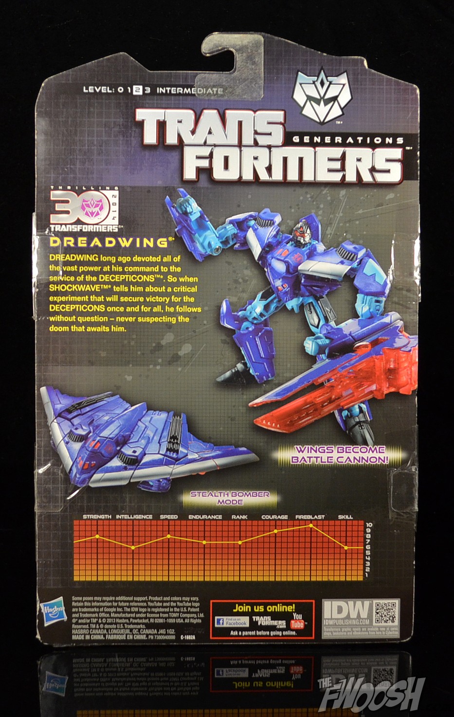 Hasbro – Transformers Generations IDW Dreadwing
