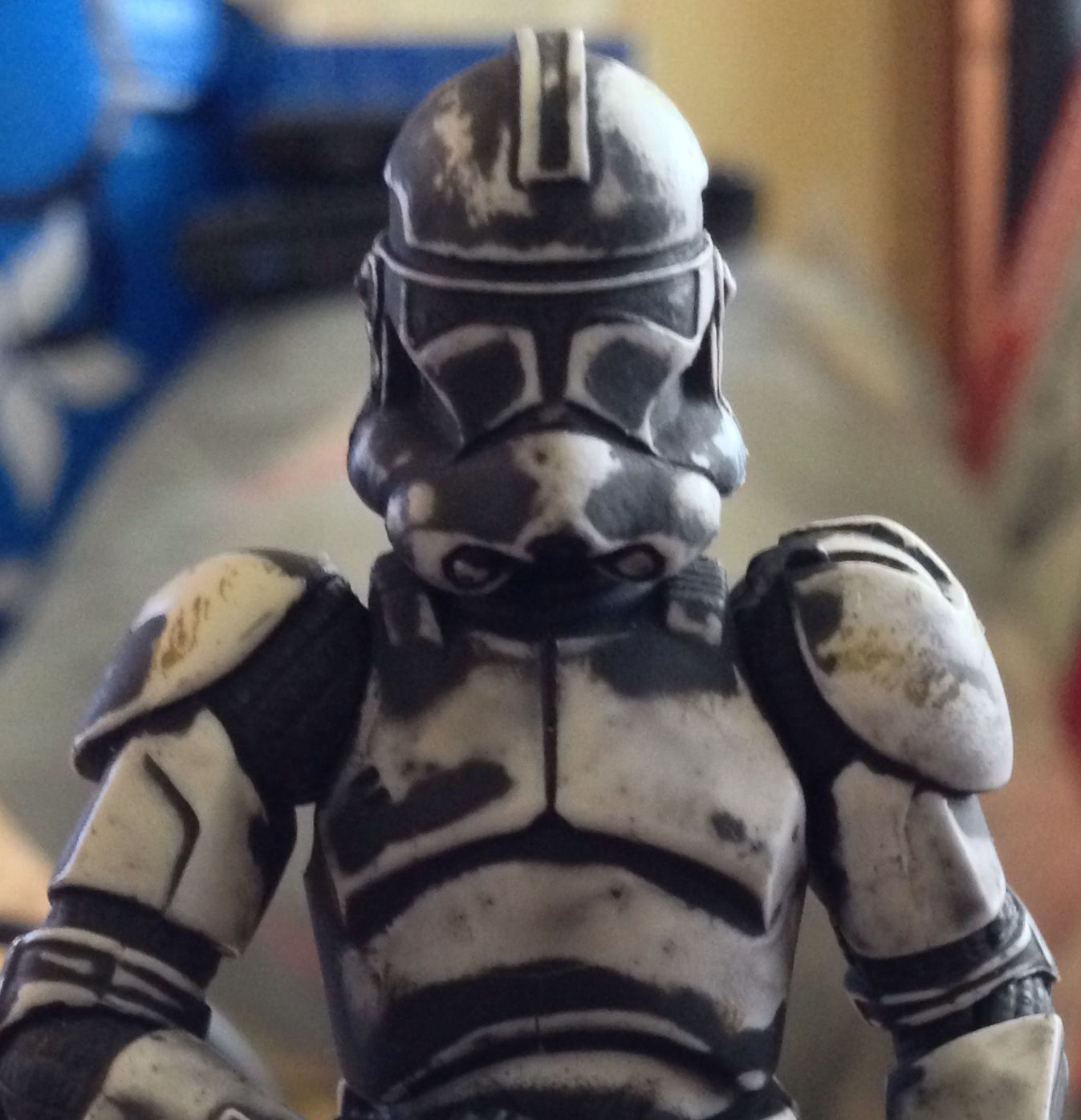 STAR WARS CUSTOM BATTLE DAMAGE SUPER ARTICULATED ROTS CLONE TROOPER 41 1