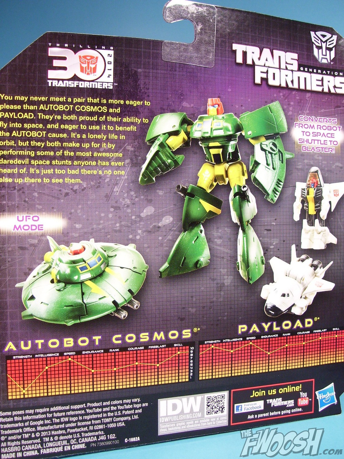 Hasbro – Transformers Generations Cosmos and Payload (Legends Class)