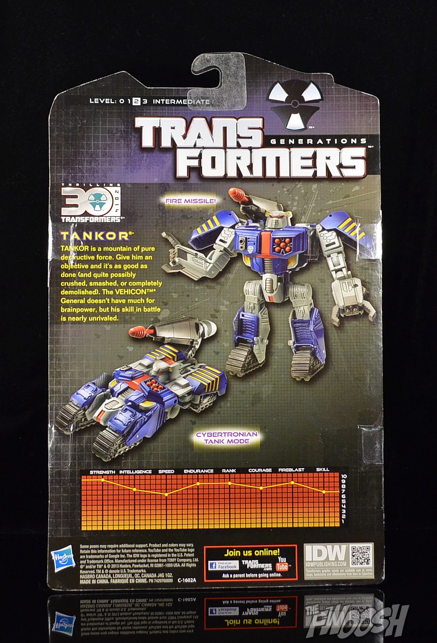 Hasbro – Transformers Generations: Tankor (Deluxe Class)