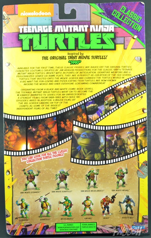 First Look – Playmates Classic Teenage Mutant Ninja Turtles Movie Figures