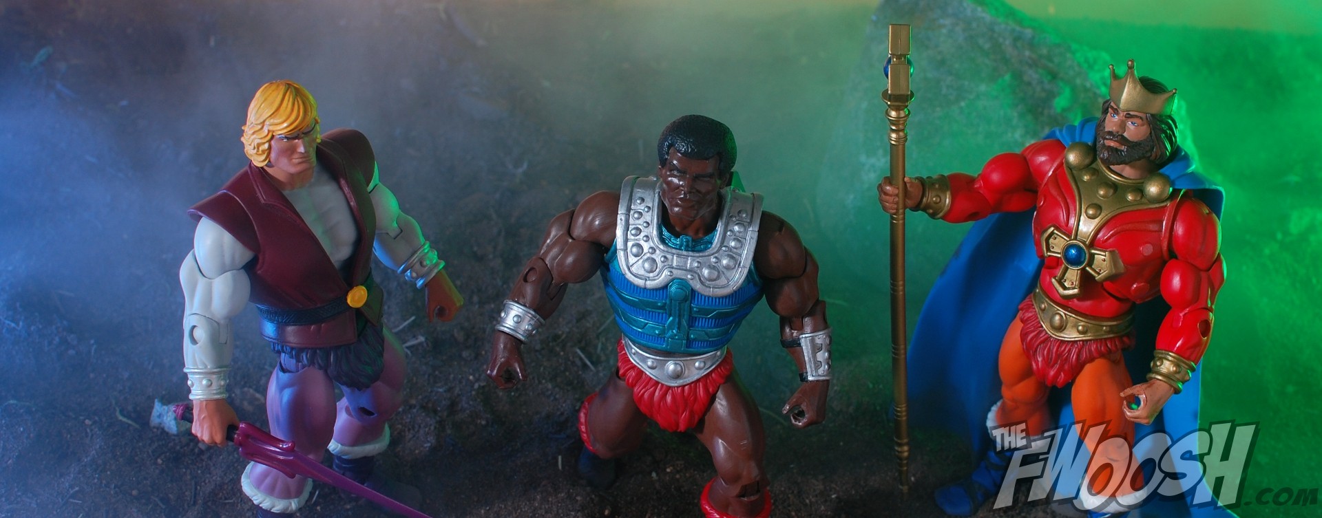 Jim Pansen Creations: Bruce Timm Style He-Man and Clamp Champ Head Sculpts