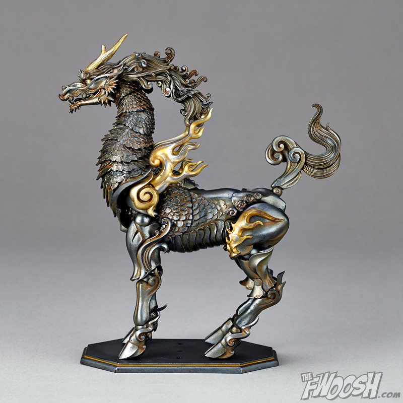 Kaiyodo TK Project KT-001 Takeya Style Jizai Okimono Kirin Iron Rust Look Edition 1