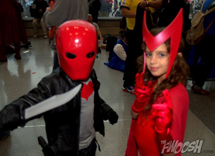 NYCC2014 cosplay – Red Hood and Scarlet Witch