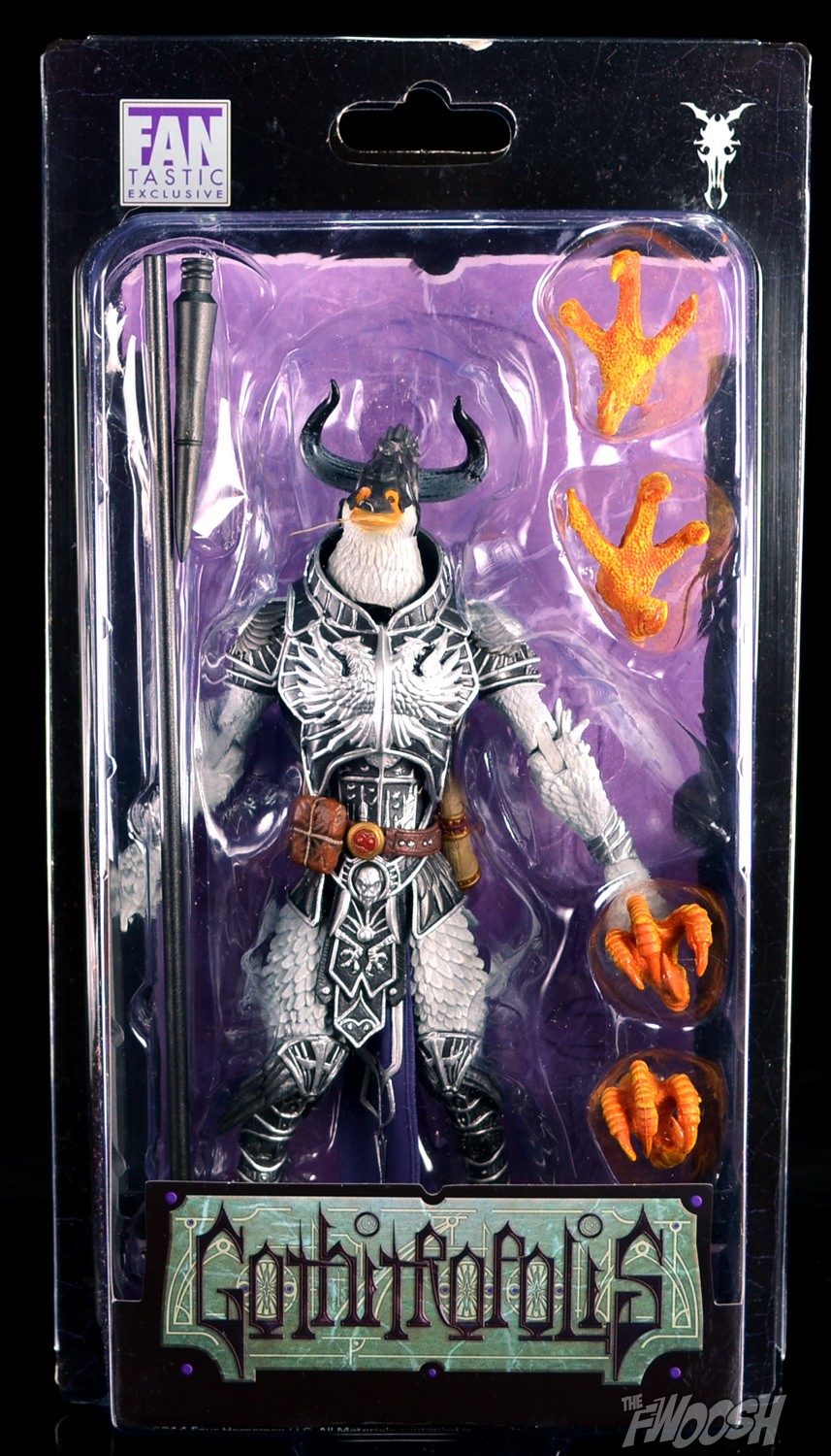 Four Horsemen Studios: Gothitropolis Ravens Flamingus and Minotaur the Duck