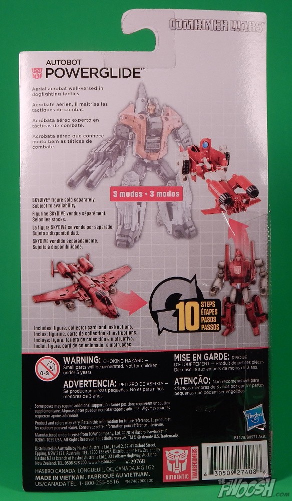 Hasbro: Transformers Combiner Wars Legends Class Powerglide