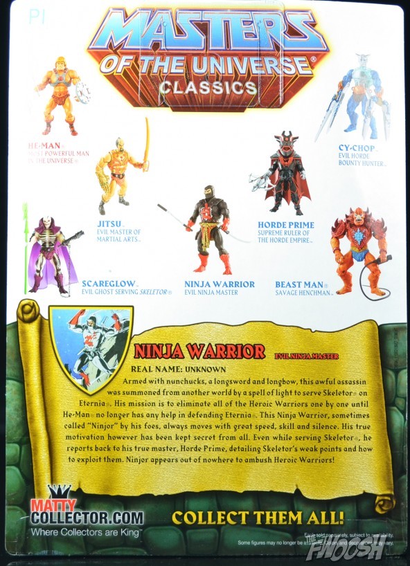 First Look: Masters of the Universe Classics Ninja Warrior (Ninjor)