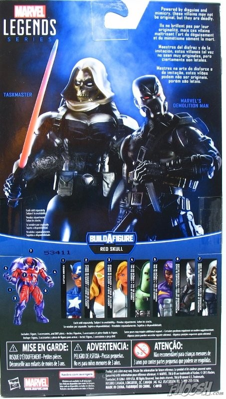 Hasbro: Marvel Legends Captain America Red Onslaught Series Taskmaster