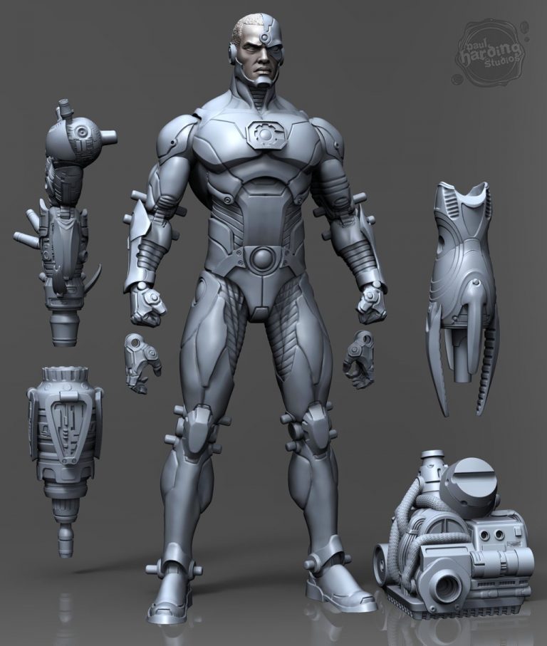 DC Collectibles Icons Cyborg Digital Sculpt