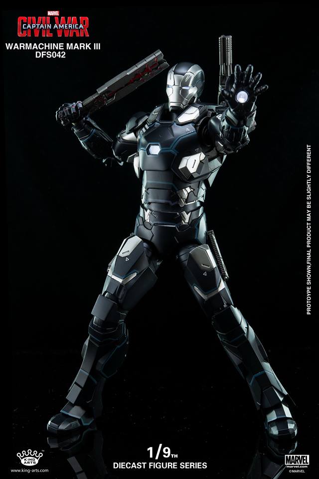 King Arts Int’l: 1:9 Scale Diecast War Machine from Captain America ...