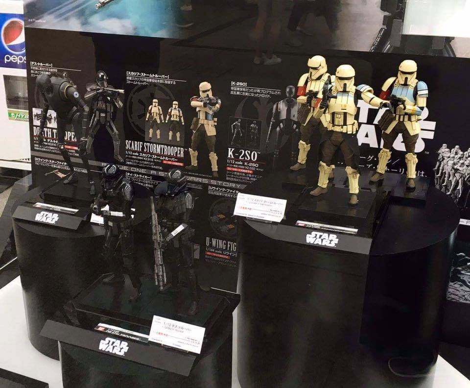 Bandai S.H. Figuarts EPIV Obi-Wan Kenobi and Rogue One Model Kits