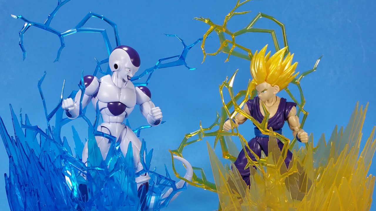 Bandai: Figure-rise Standard Aura Effects Yellow and Blue Video Review ...