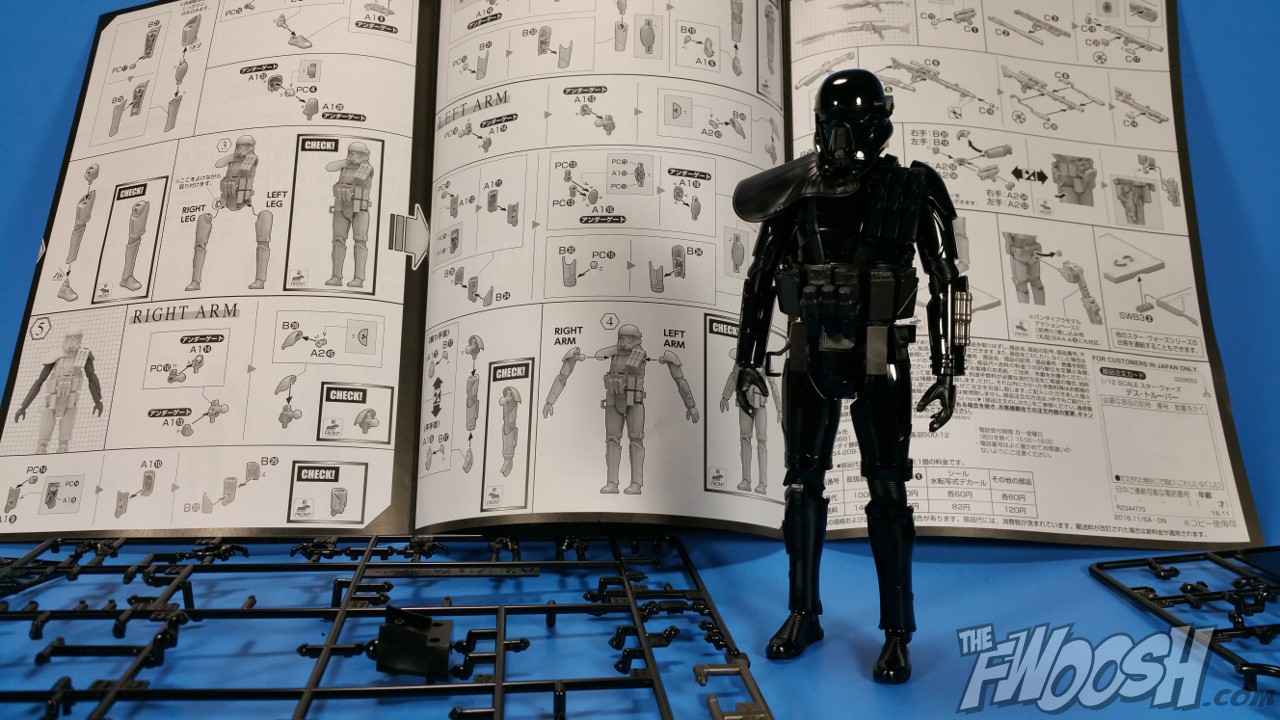 Bandai: Star Wars Death Trooper Model Kit Video and Quick Pics