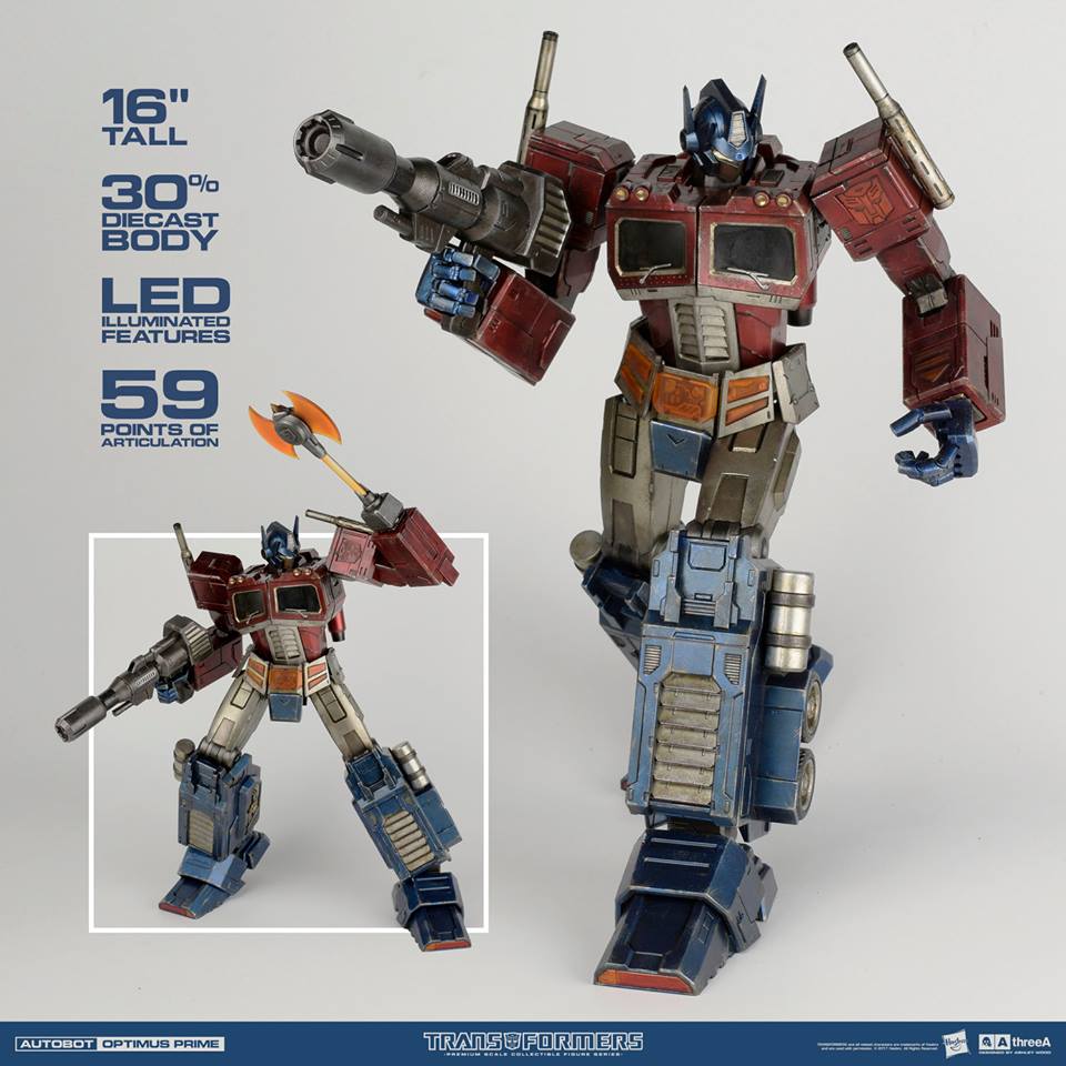 3A: Transformers G1 Optimus Prime Classic Edition