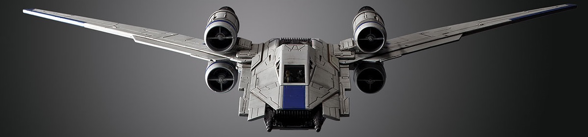 Bandai MODEL 1 144 Star Wars Rogue One U-Wing and TIE Striker 08