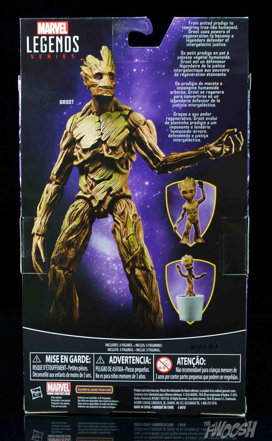 Hasbro: Marvel Legends Guardians of the Galaxy Groot Evolution