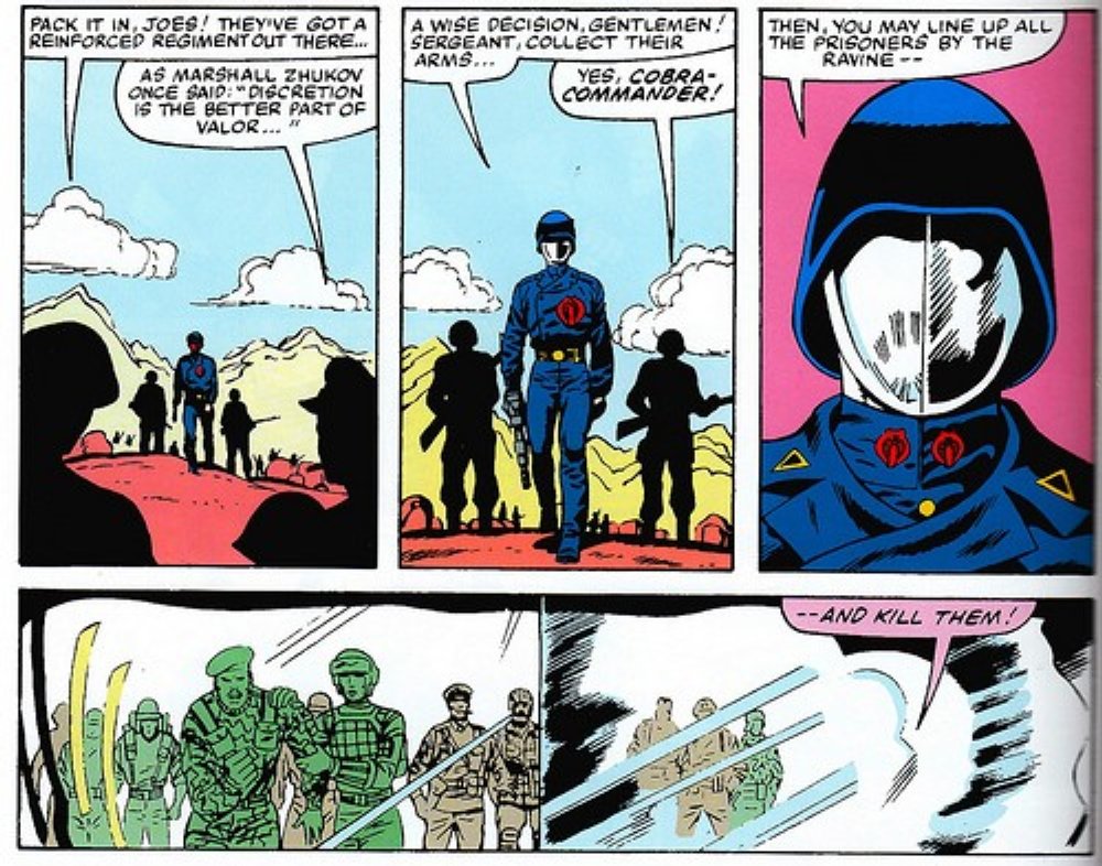 Cobra Commander Cartoon Quotes