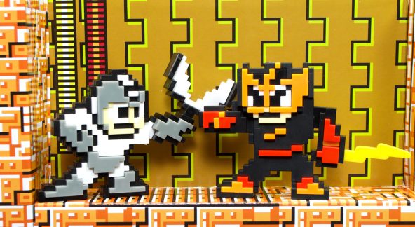 Jakks Pacific: Megaman 8-Bit Two-Packs – Fwoosh