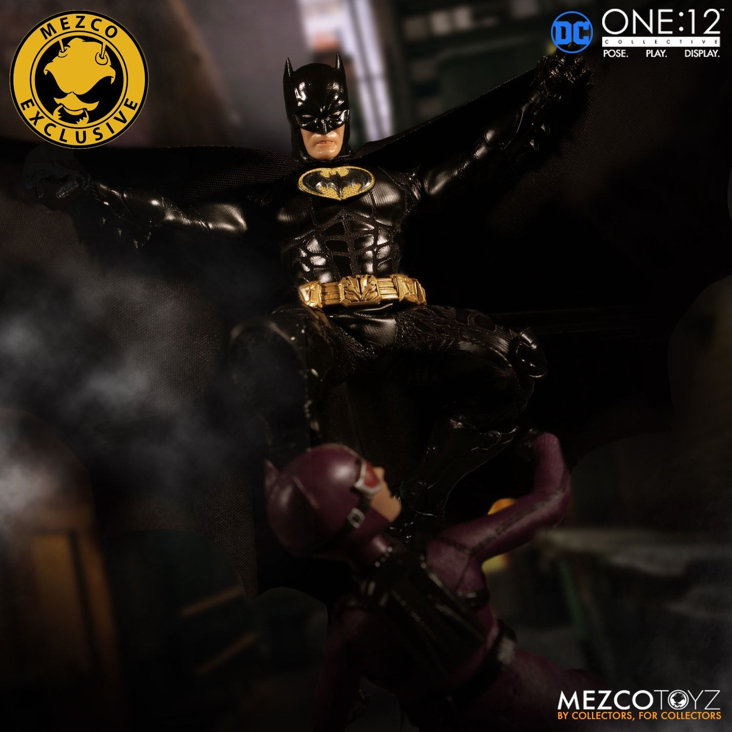 Mezco Exclusive One:12 Collective DC Batman: Sovereign Knight Onyx ...