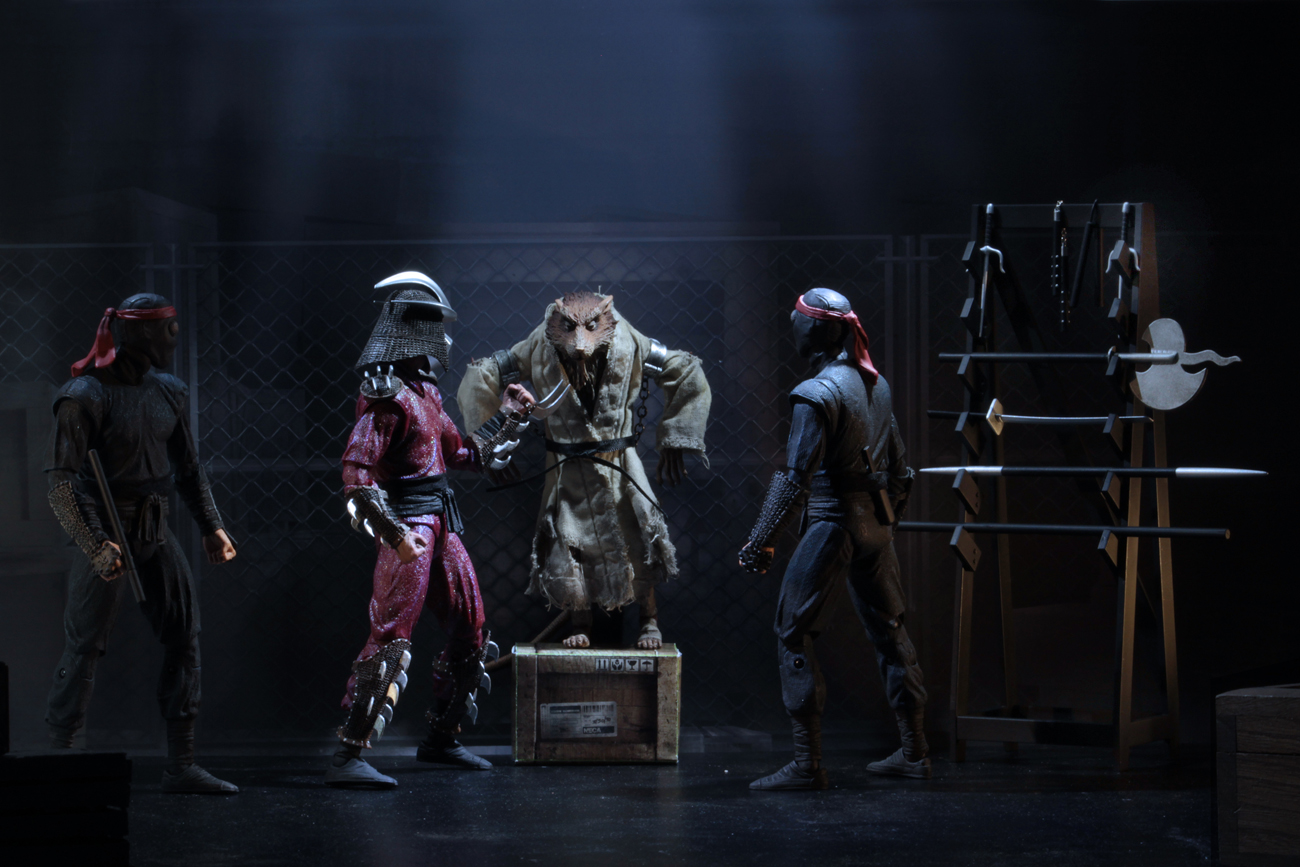 NECA: TMNT 1990 Movie “The Capture of Splinter” 4-Pack SDCC Exclusive