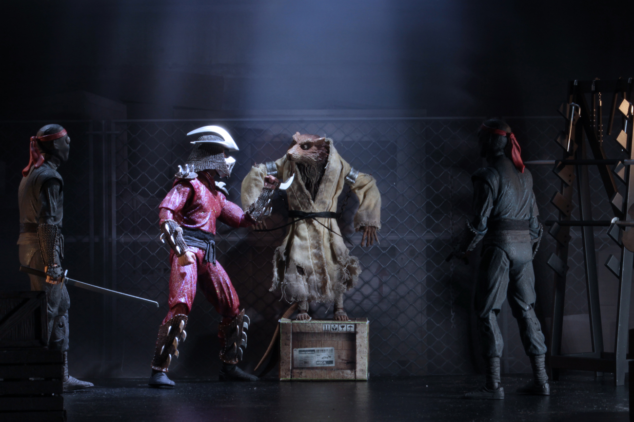 NECA: TMNT 1990 Movie “The Capture of Splinter” 4-Pack SDCC Exclusive