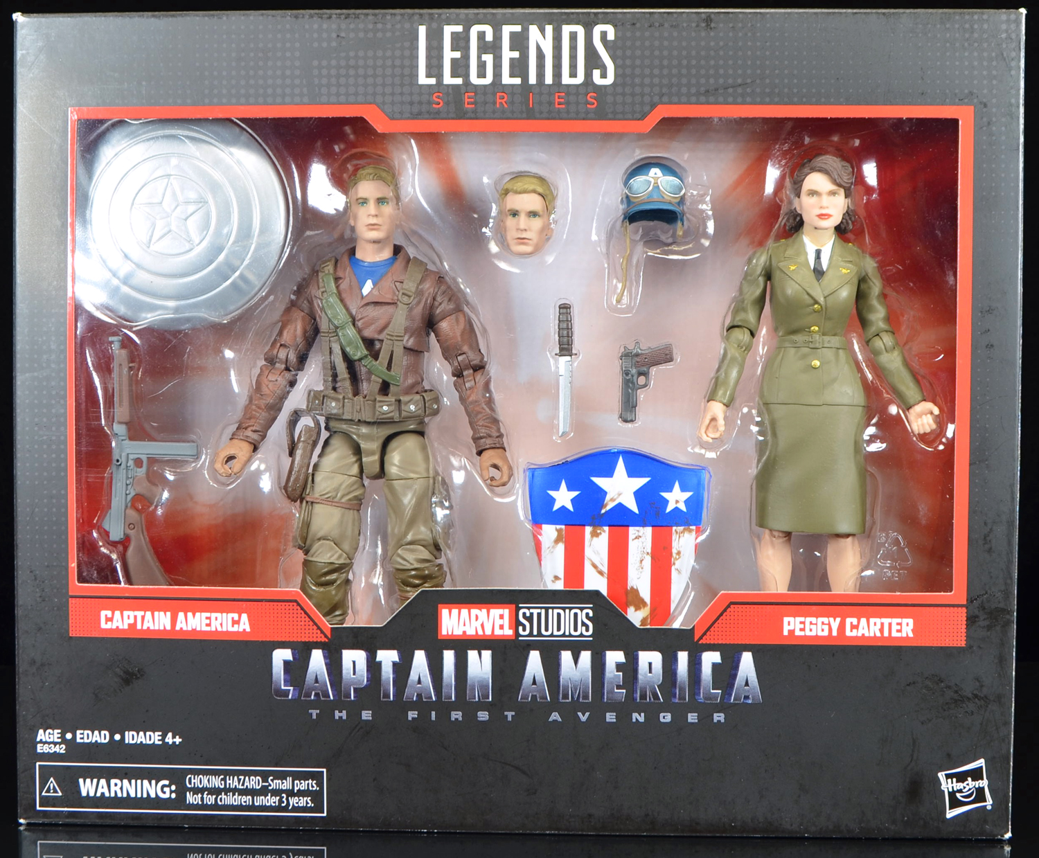 Hasbro: Marvel Legends Captain America and Peggy Carter Amazon ...