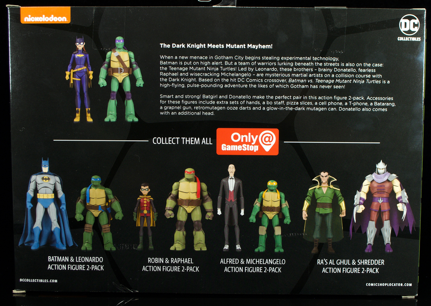 DC Collectibles: Batman vs Teenage Mutant Ninja Turtles GameStop ...
