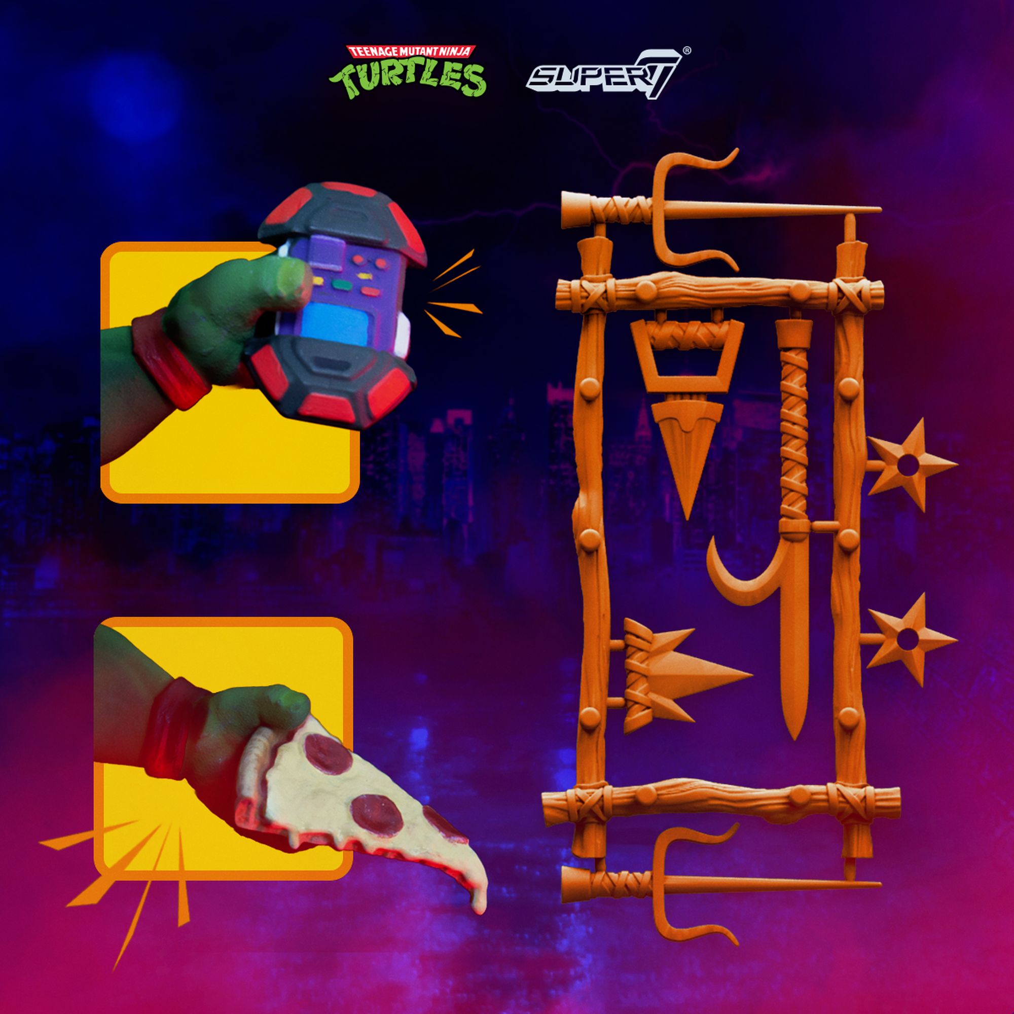 Super7: Teenage Mutant Ninja Turtles Ultimates Weapon Rack Update!