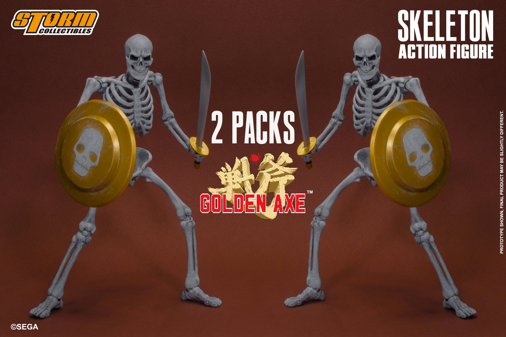 Storm Collectibles: Golden Axe Skeleton Two Pack Promo Images and Info