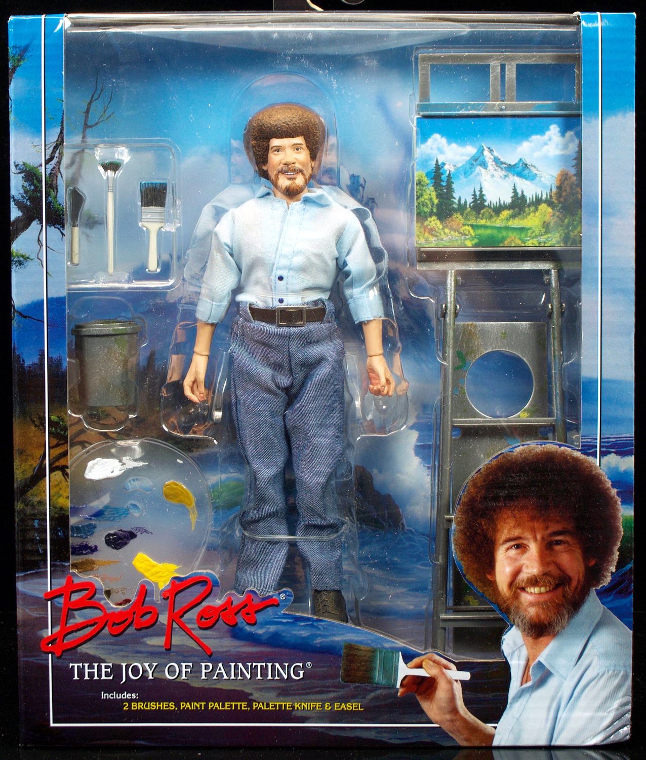 NECA: “The Joy of Painting” Bob Ross Action Figure Review