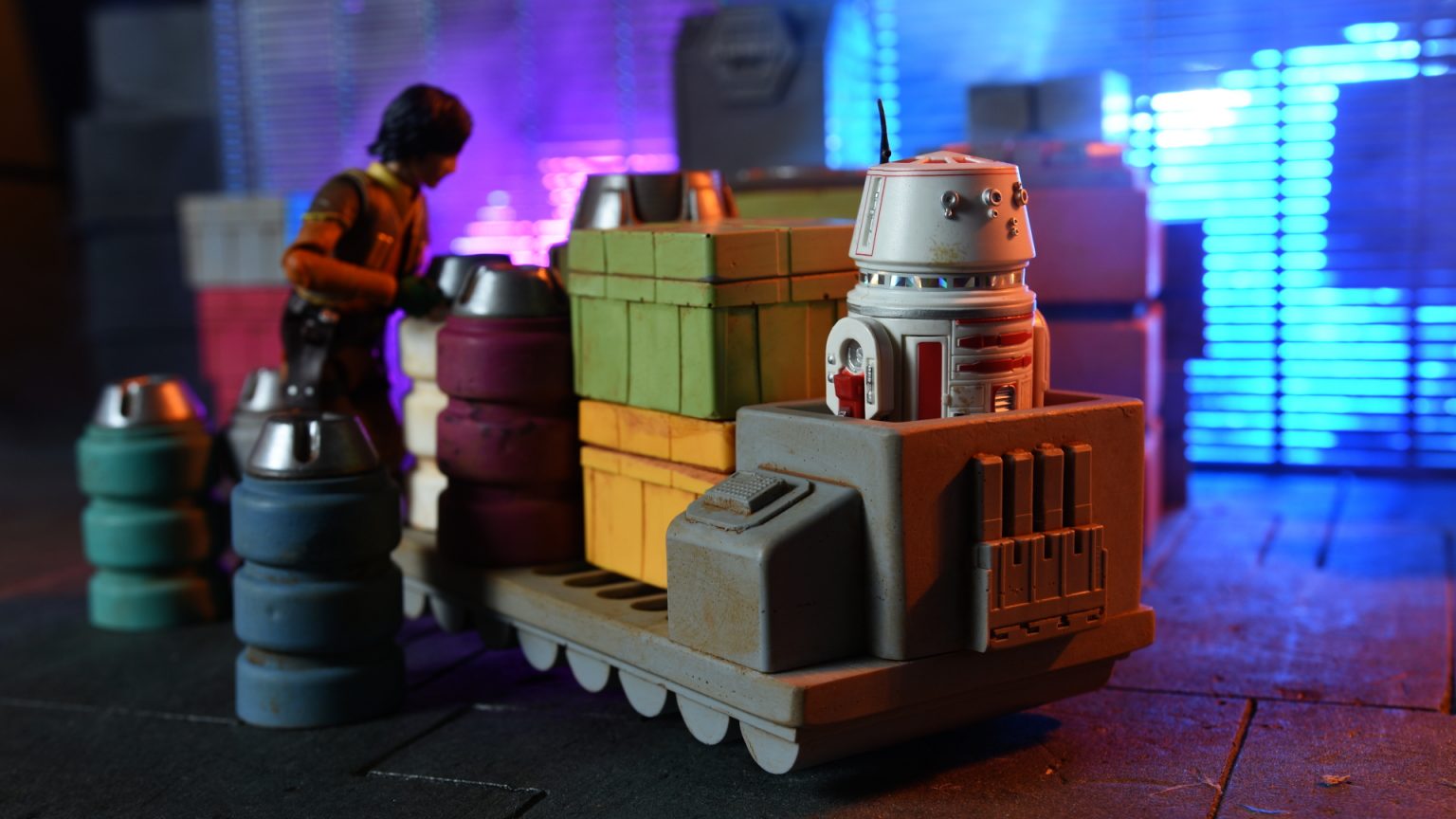 Empire Toy Works: Custom Droid Cargo Sled and Containers
