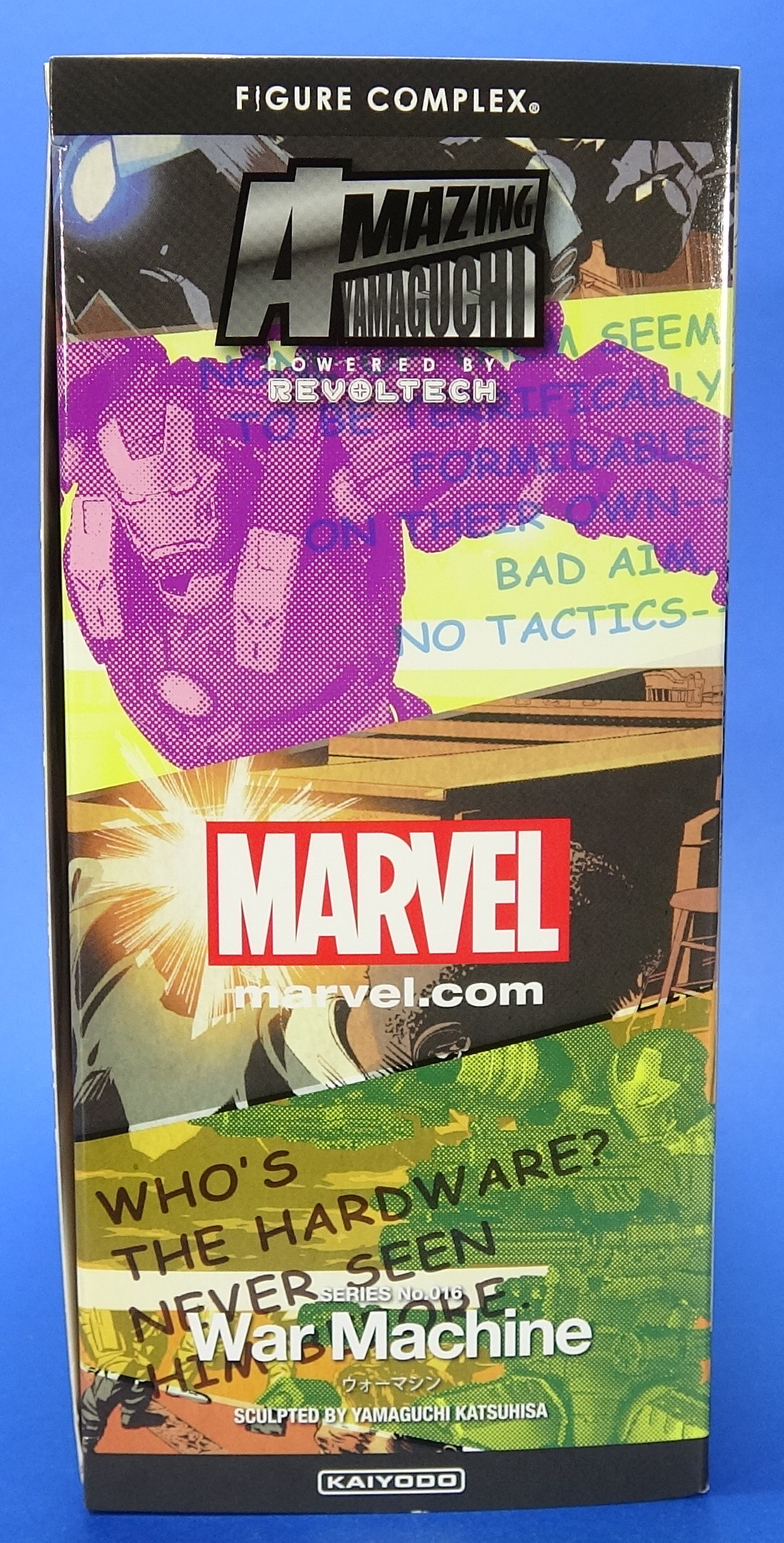 Kaiyodo: Amazing Yamaguchi Marvel War Machine Video Review and Quick Pics