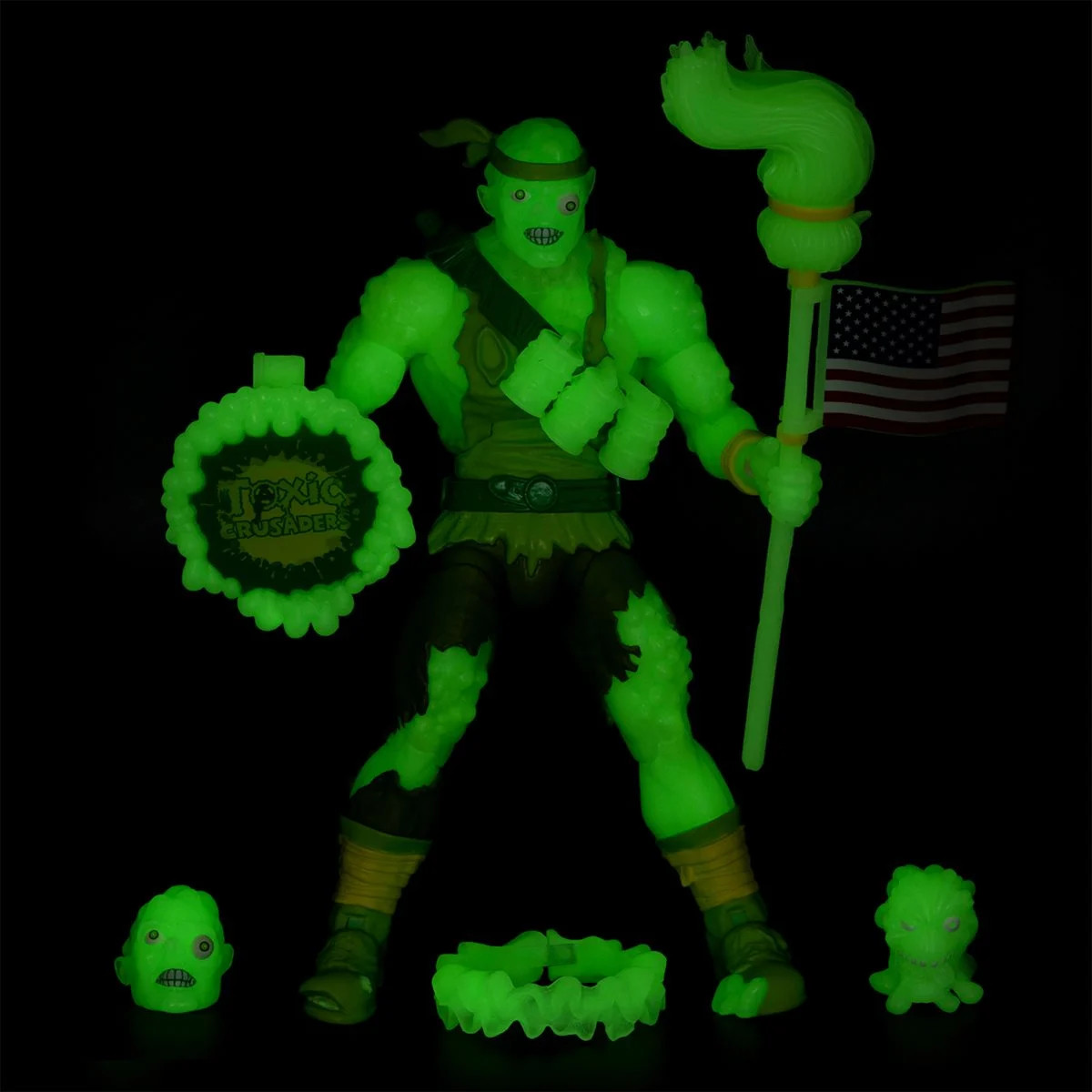 Super7: EE Exclusive Toxic Crusaders Deluxe Glow in the Dark Toxie ...