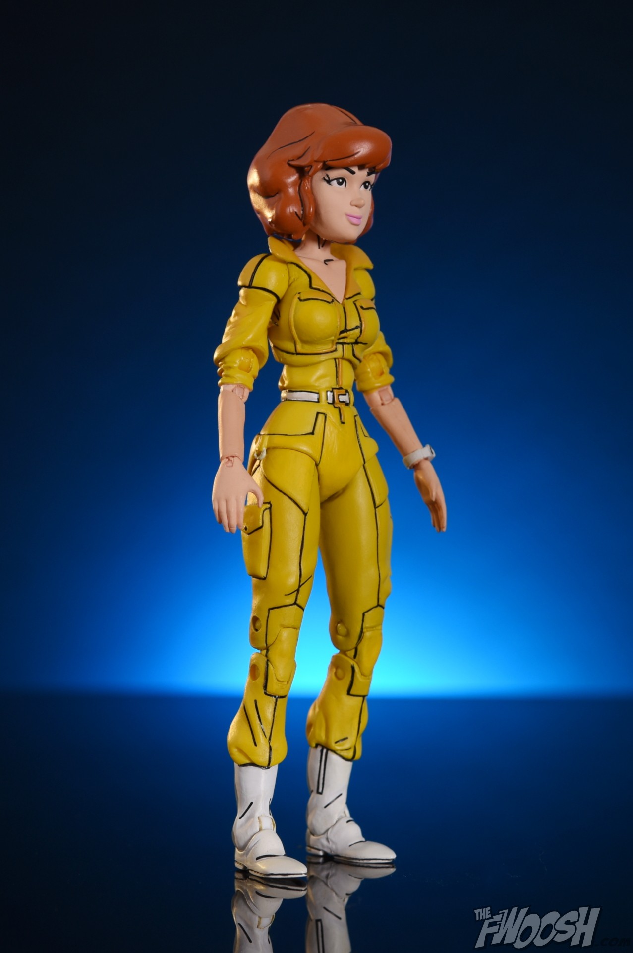 Fwoosh First Look: NECA TMNT April O'Neil and Foot Soldier (Bashed)