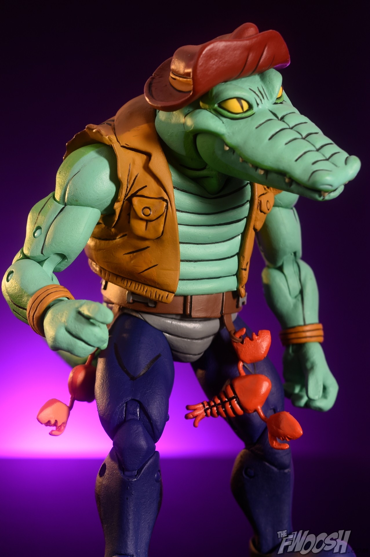 Fwoosh First Look: NECA TMNT Slash and Leatherhead
