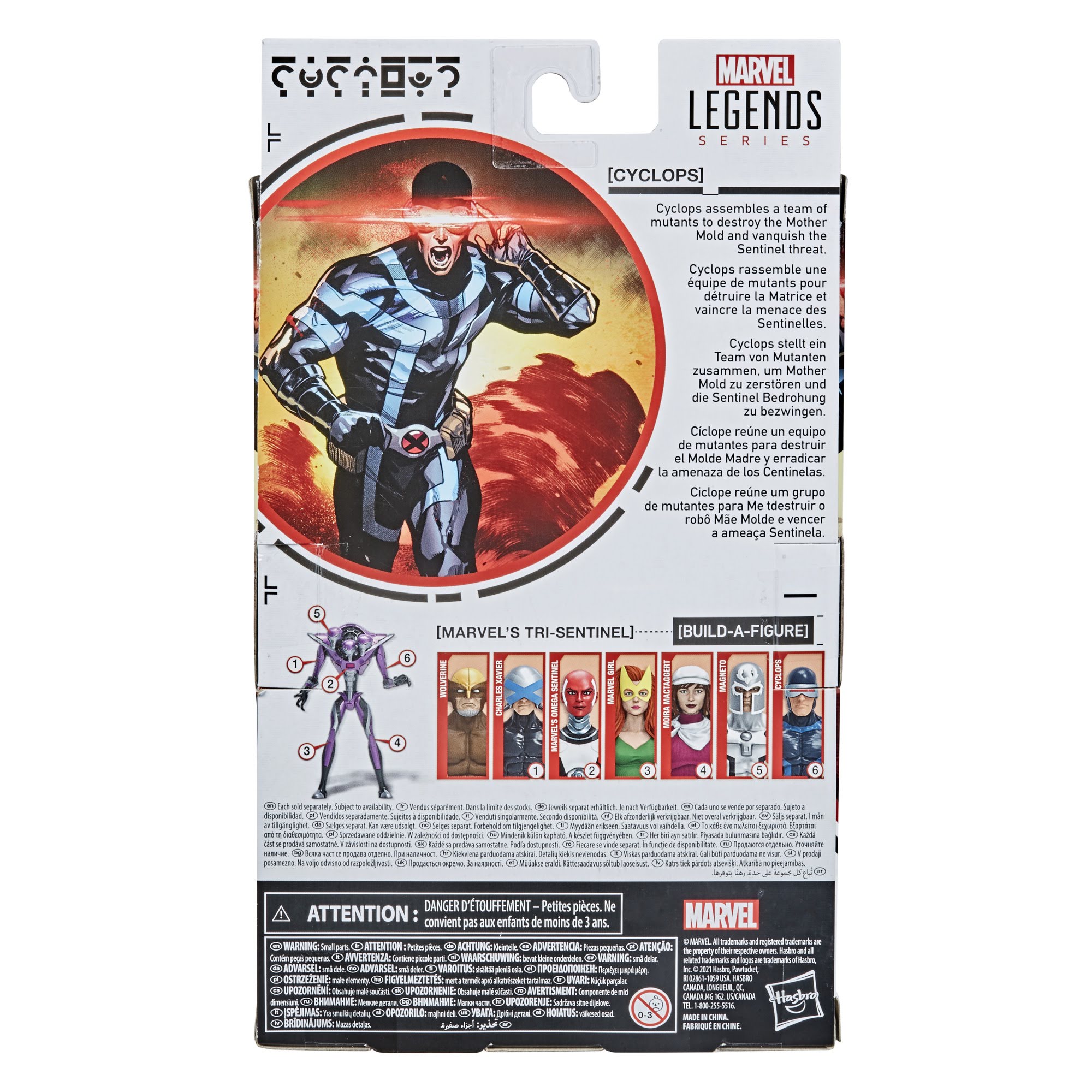 Hasbro: Marvel Legends X-Men Tri-Sentinel Wave Cardbacks