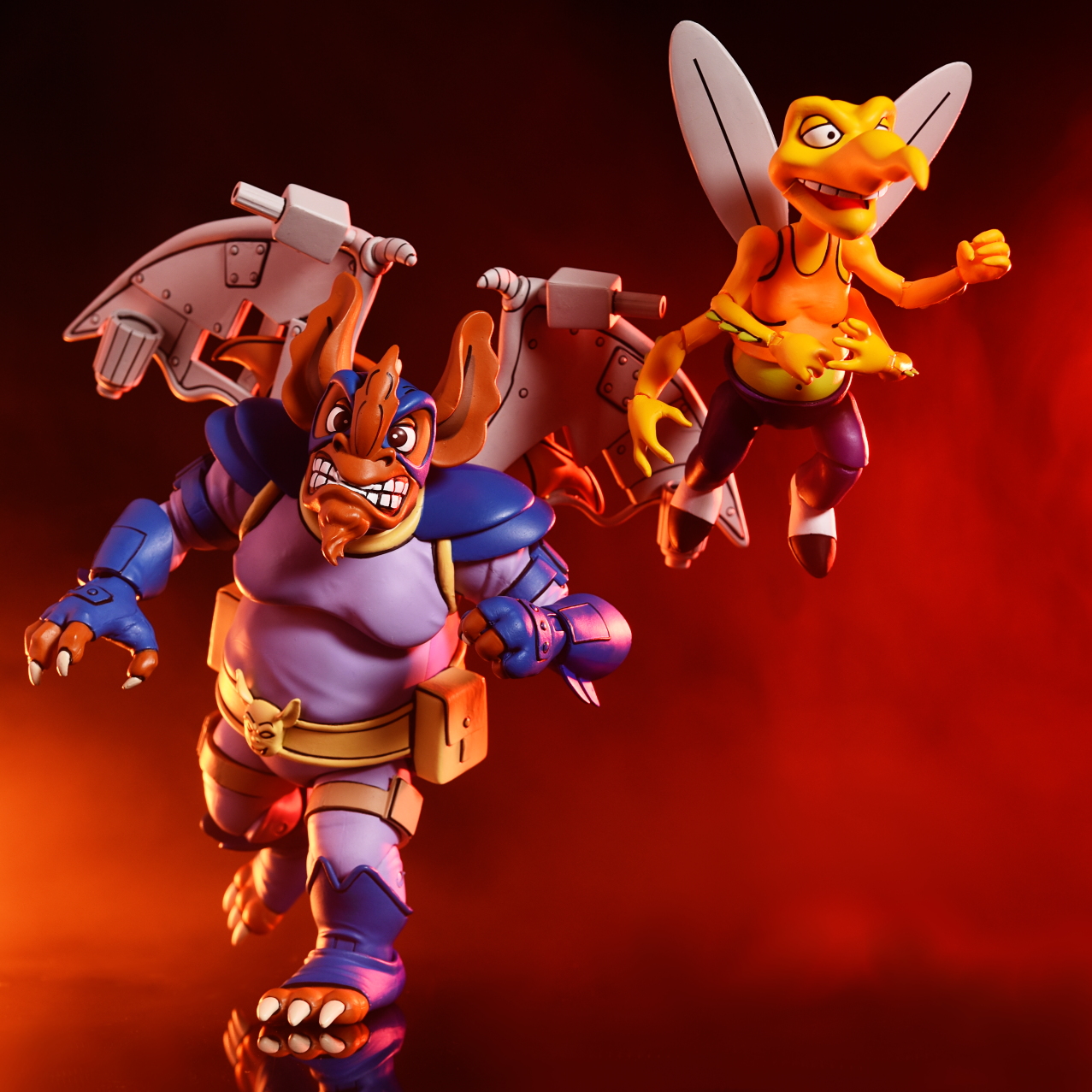 NECA: Teenage Mutant Ninja Turtles Wingnut and Screwloose