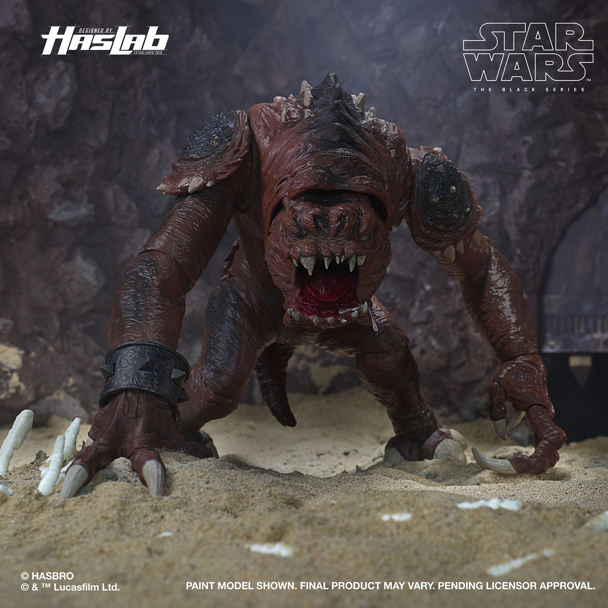 Hasbro: Haslab Star Wars Black Series Rancor Painted and Final Tiers ...
