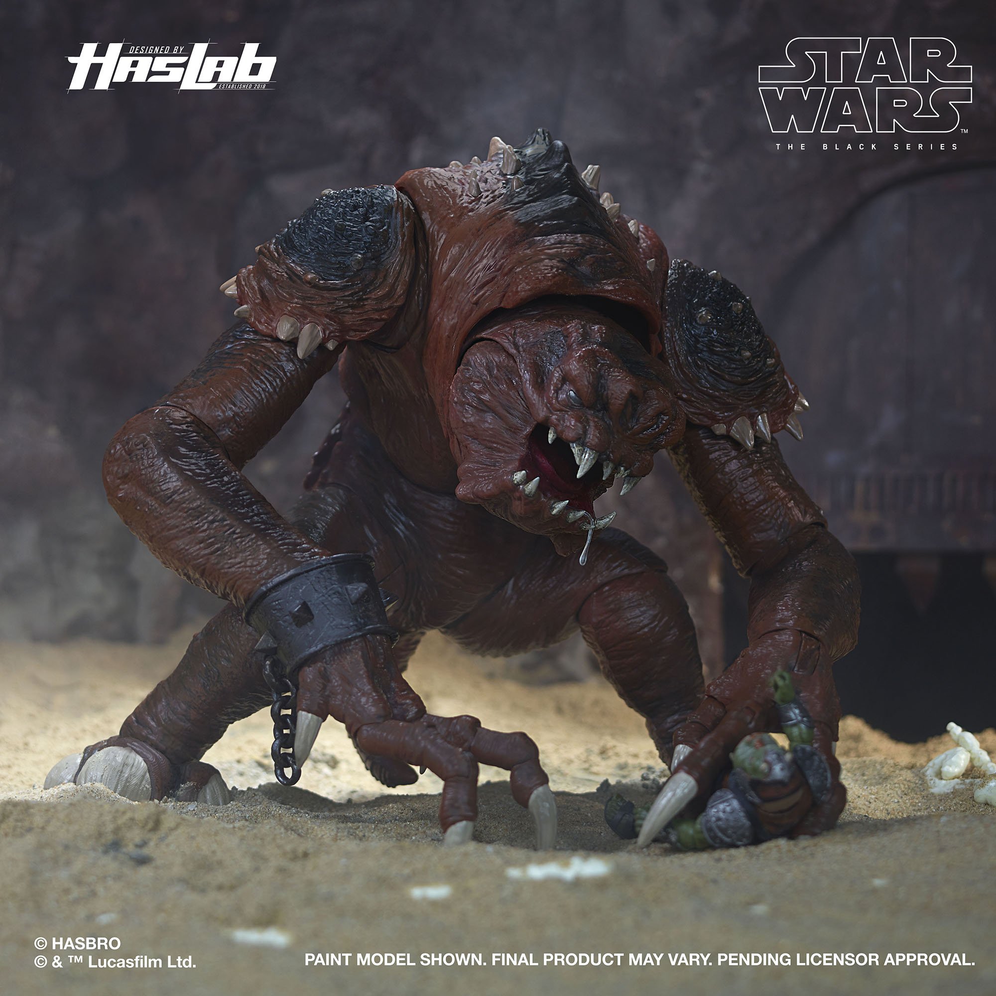 Hasbro: Haslab Star Wars Black Series Rancor Painted and Final Tiers ...
