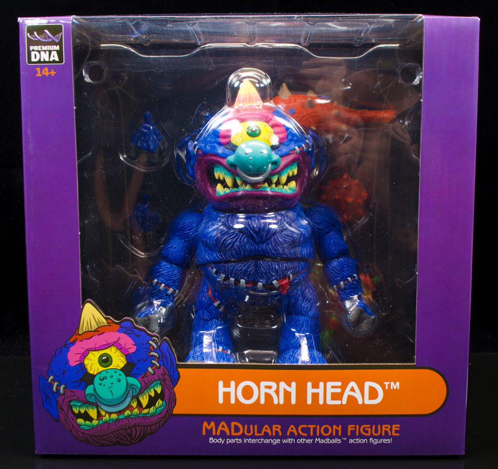 Premium-DNA-Madballs-Horn-Head-MPM-Variant-Action-Figure-Review-Carded