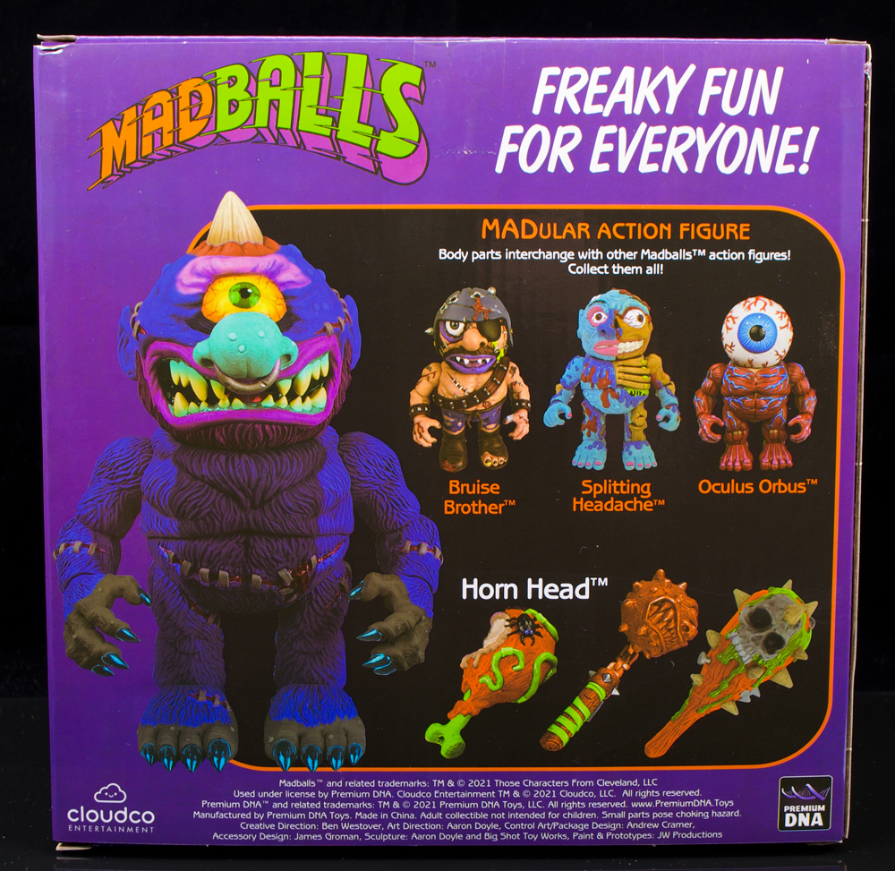 Premium-DNA-Madballs-Horn-Head-MPM-Variant-Action-Figure-Review-card-back