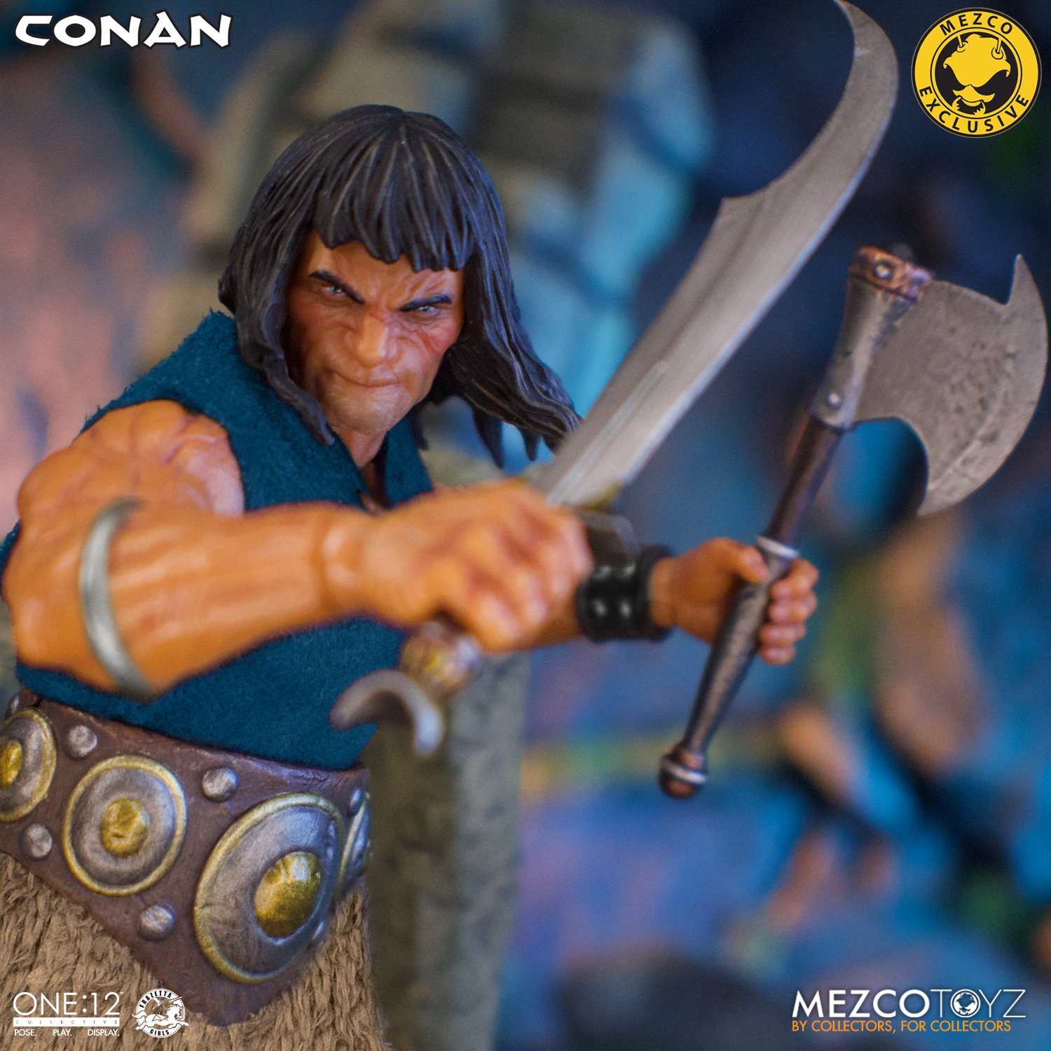 Mezco: One:12 Collective Conan The Conqueror and Barbarian Booster Kit