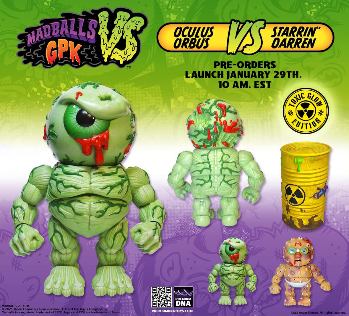 Premium DNA: Madballs vs GPK Battle Two-Packs Now Available For Pre-Order