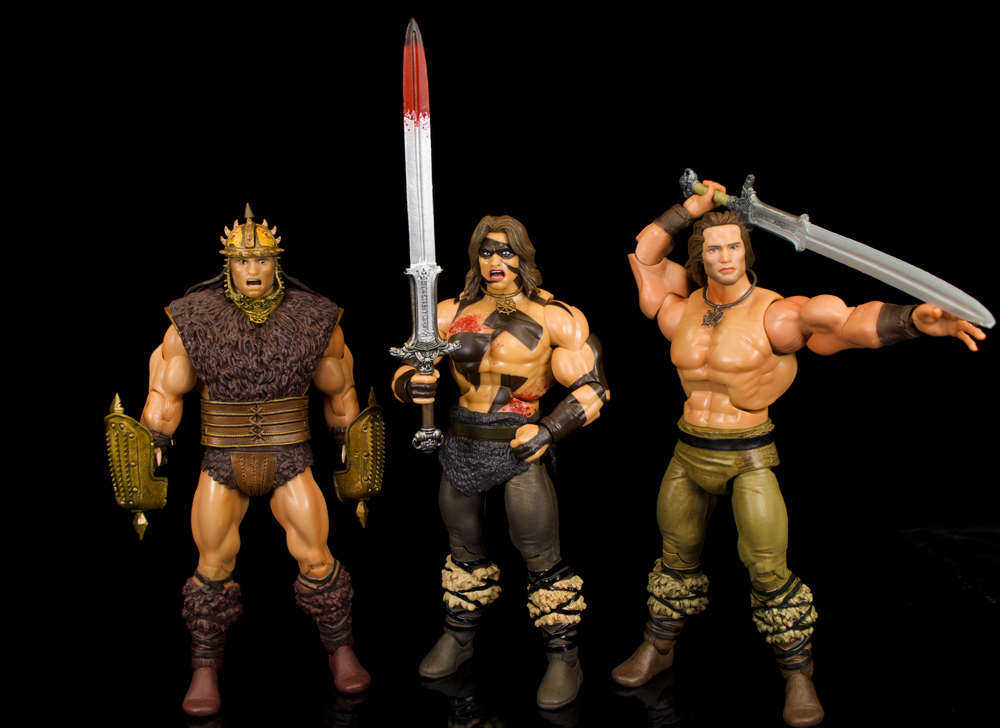 Super7-Conan-The-Barbarian-ULTIMATES-Series-3-Review-war-paint-conan-group