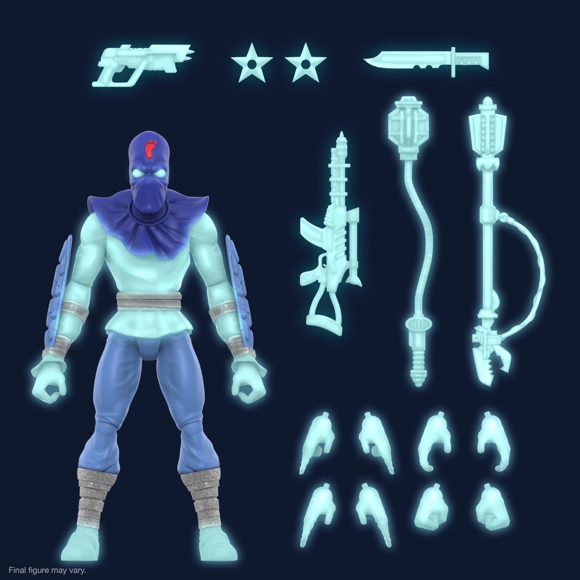 Super7: Teenage Mutant Ninja Turtles ULTIMATES! Glow-In-The-Dark Foot ...