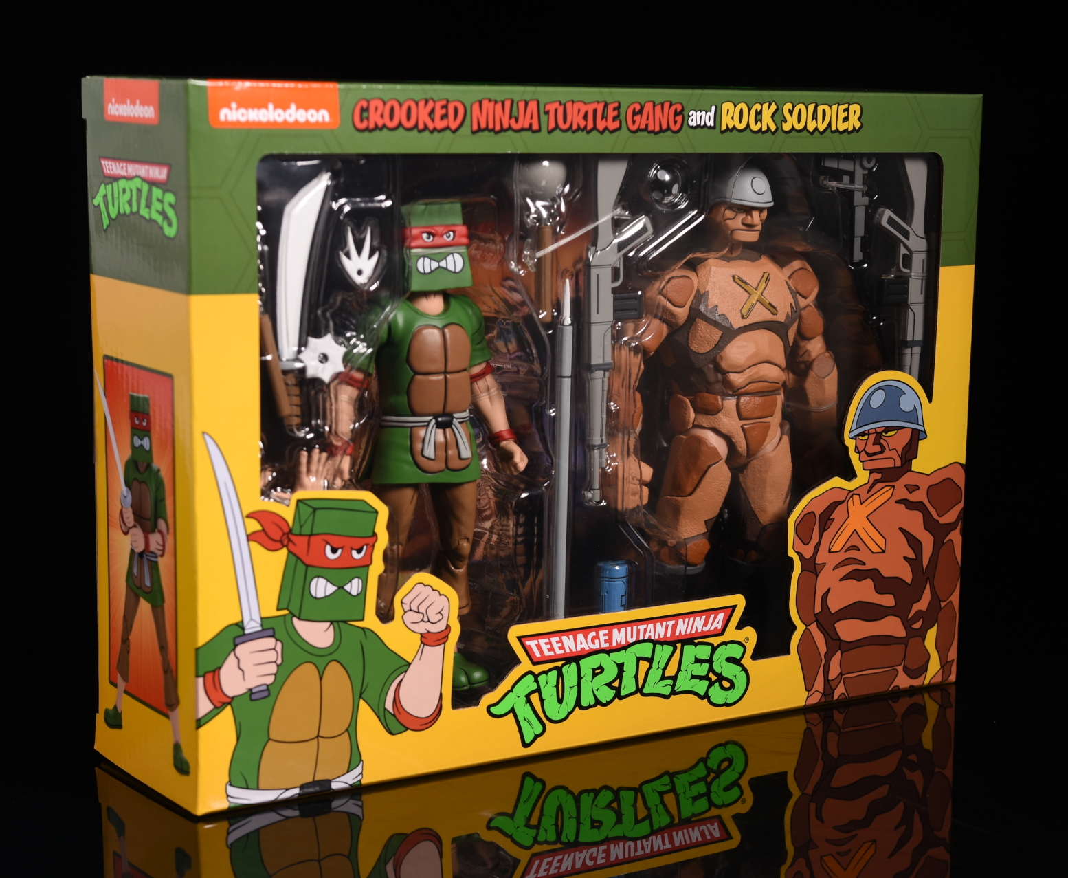 NECA: Teenage Mutant Ninja Turtles Crooked Ninja Turtle Gang and Rock ...