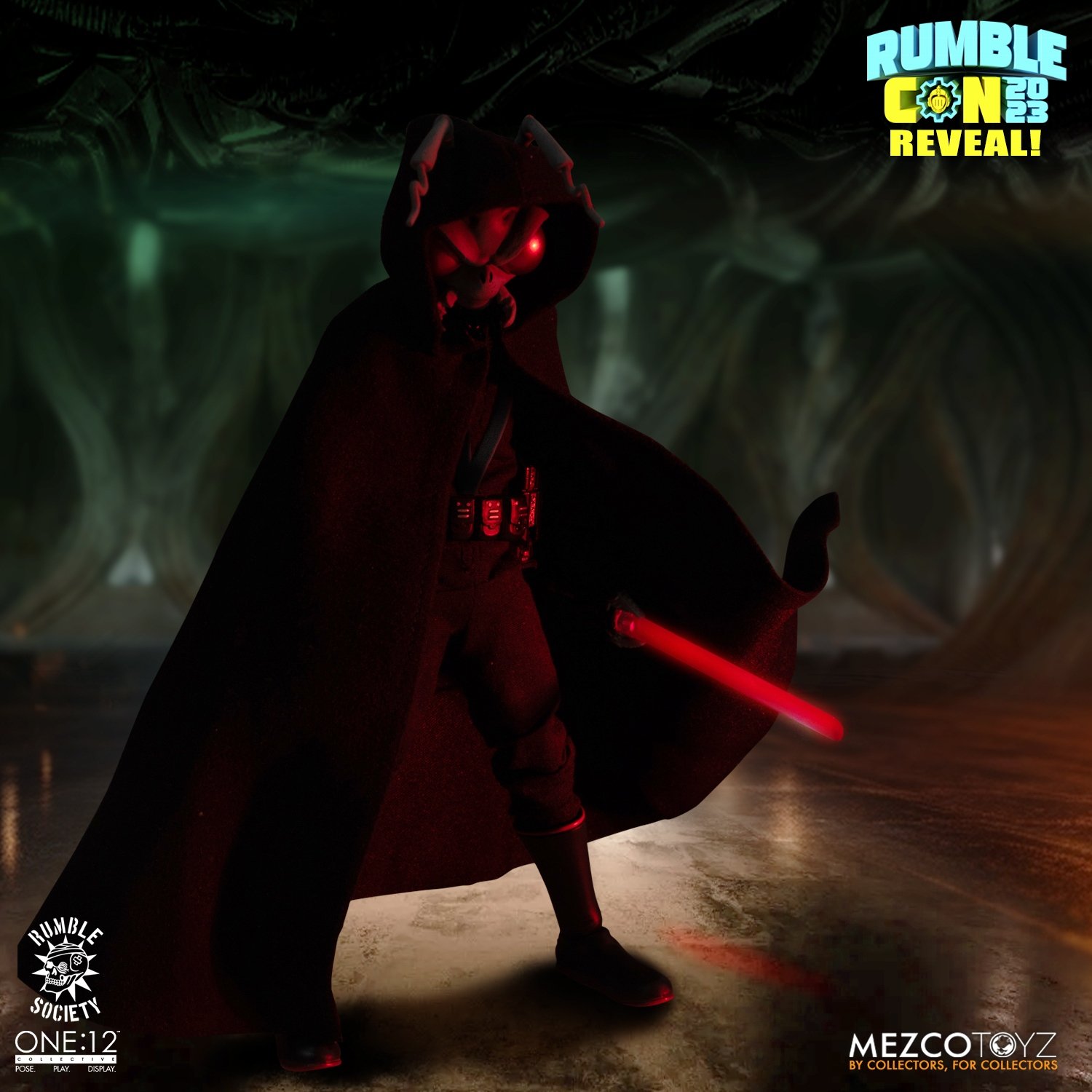 Mezco One12 Collective Rumble Society Void Cadet Gomez Red Eye Knight ...