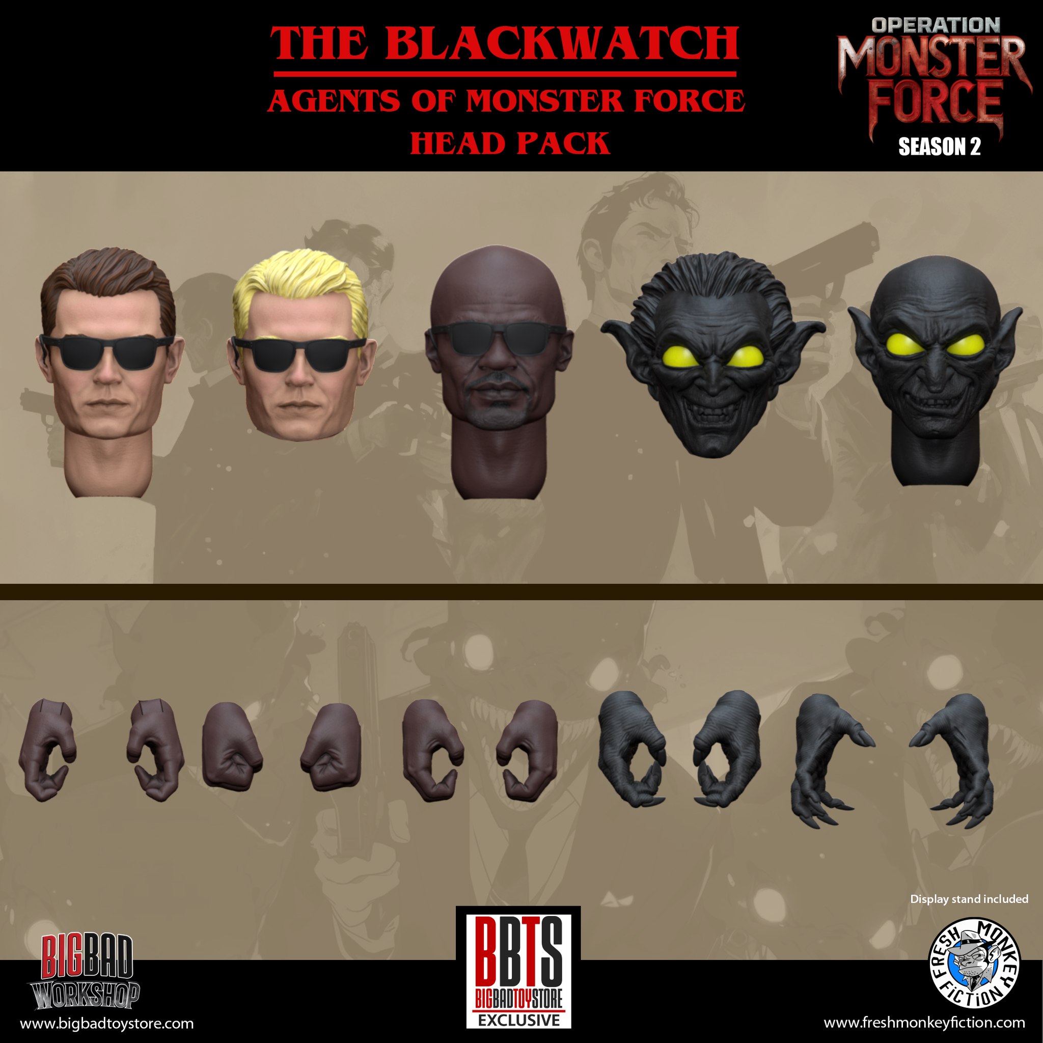 Fresh Monkey Fiction BigBadWorkshop Operation Monster Force The ...