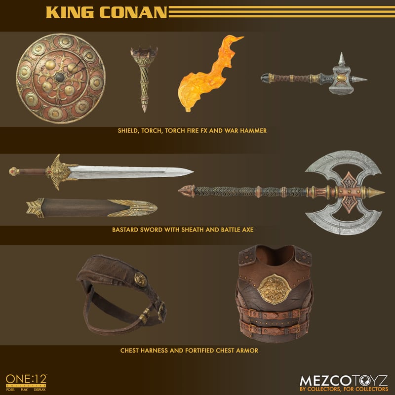 Mezco One12 Collective King Conan Promo 14